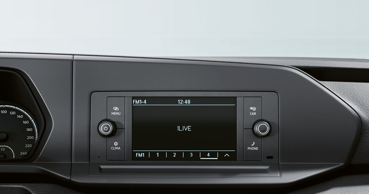 Rádio | Caddy | Volkswagen Veículos Comerciais Portugal